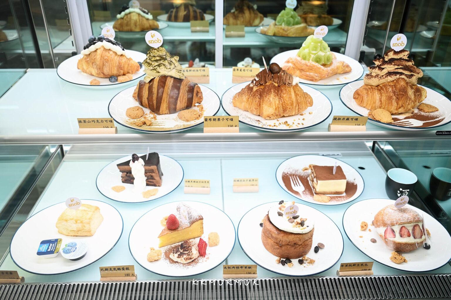 【Snob Cafe】高CP值的誘人可頌與甜點，實惠美味環境超舒適｜信義區咖啡廳推薦 - 老K嘴一下